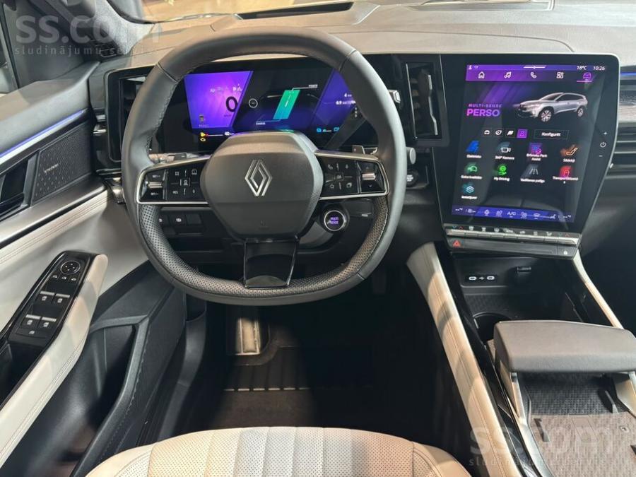 Grey Renault Espace 2026 in Liepaja, with an engine capacity of 1.20 L and mileage of 0 thousand km for 42490 €, photo 19 on AUTOMOTO.COM.LV