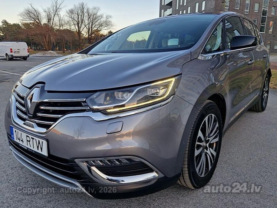 Grey Renault Espace 2015 in Tallinn, with an engine capacity of 1.60 L and mileage of 106 thousand km for 13990 €, photo 5 on AUTOMOTO.COM.LV