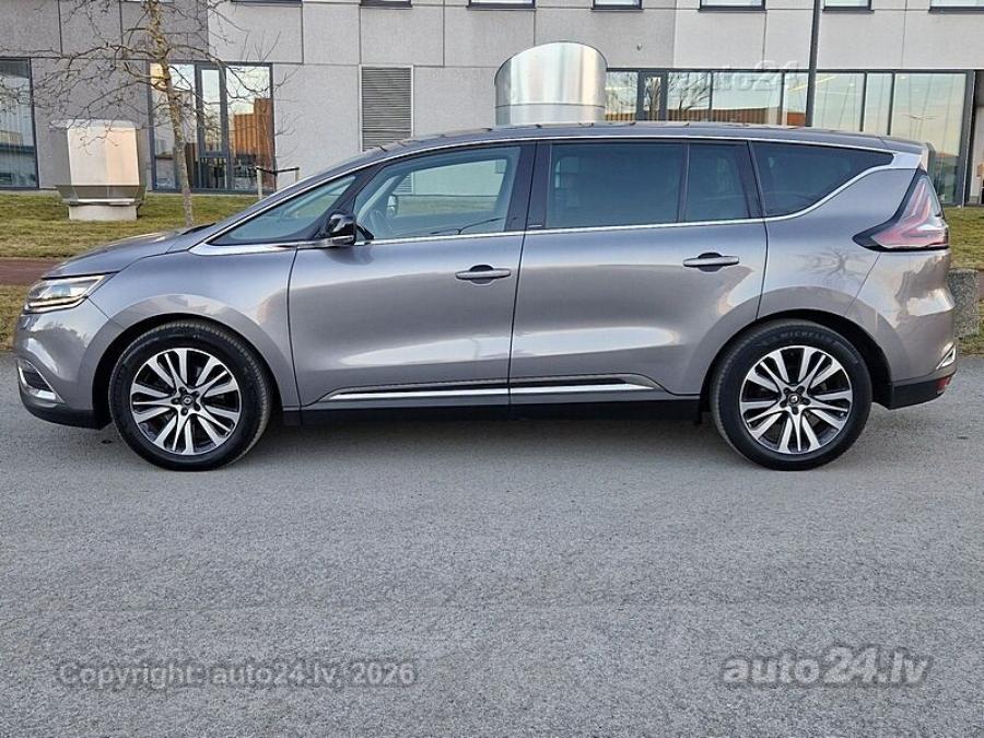Grey Renault Espace 2015 in Tallinn, with an engine capacity of 1.60 L and mileage of 106 thousand km for 13990 €, photo 6 on AUTOMOTO.COM.LV