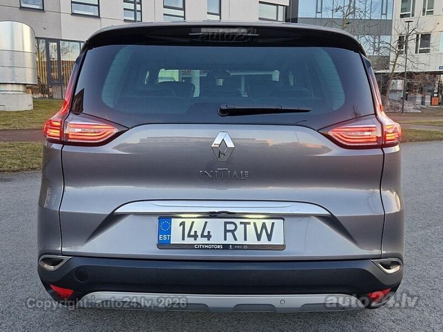 Grey Renault Espace 2015 in Tallinn, with an engine capacity of 1.60 L and mileage of 106 thousand km for 13990 €, photo 9 on AUTOMOTO.COM.LV