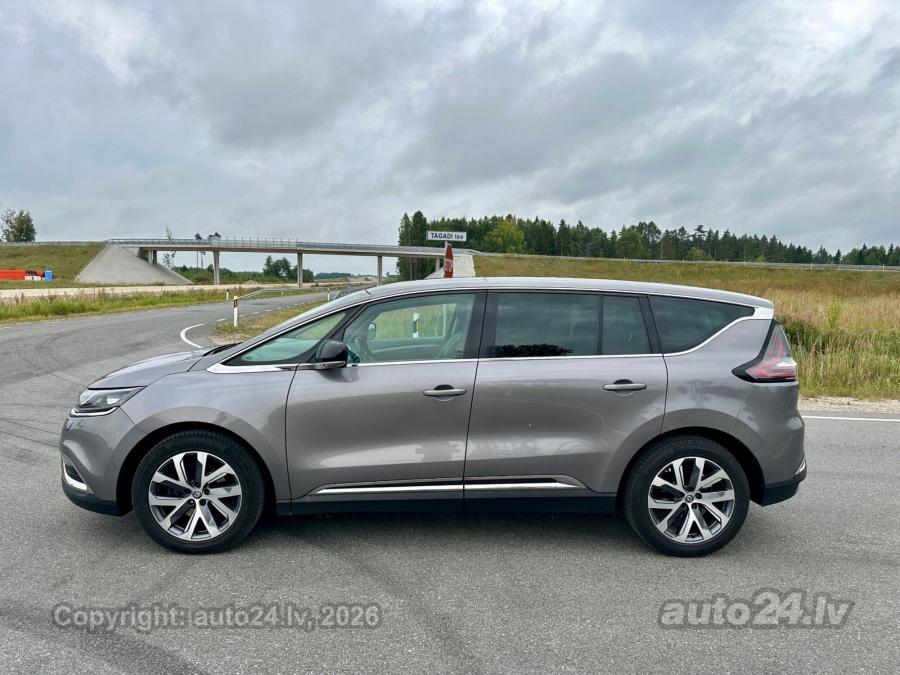 Grey Renault Espace 2015 in Rapla, with an engine capacity of 1.60 L and mileage of 302 thousand km for 7500 €, photo 3 on AUTOMOTO.COM.LV