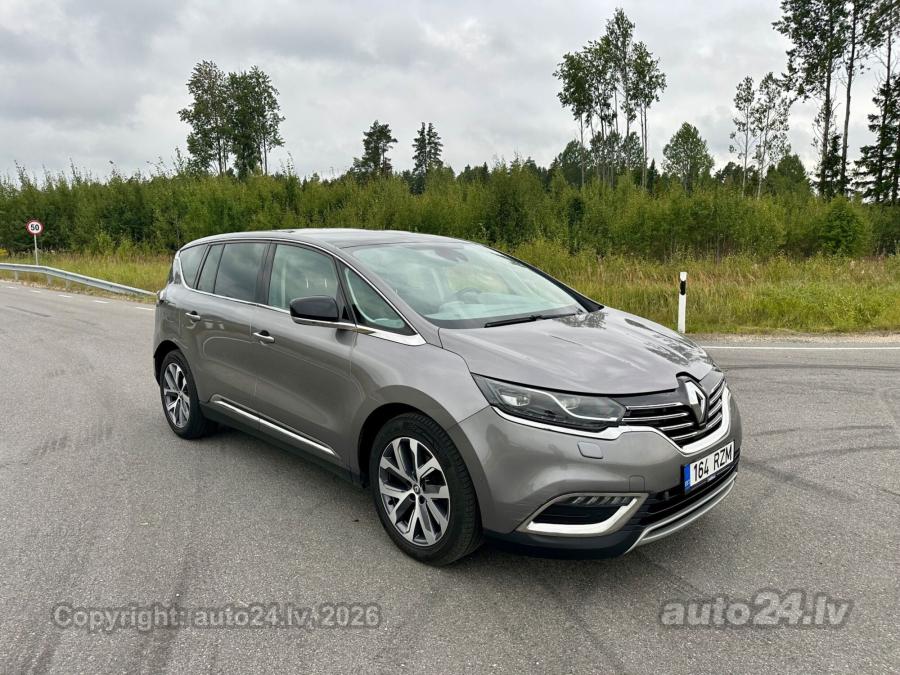 Grey Renault Espace 2015 in Rapla, with an engine capacity of 1.60 L and mileage of 302 thousand km for 7500 €, photo 8 on AUTOMOTO.COM.LV