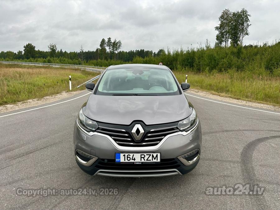 Grey Renault Espace 2015 in Rapla, with an engine capacity of 1.60 L and mileage of 302 thousand km for 7500 €, photo 9 on AUTOMOTO.COM.LV