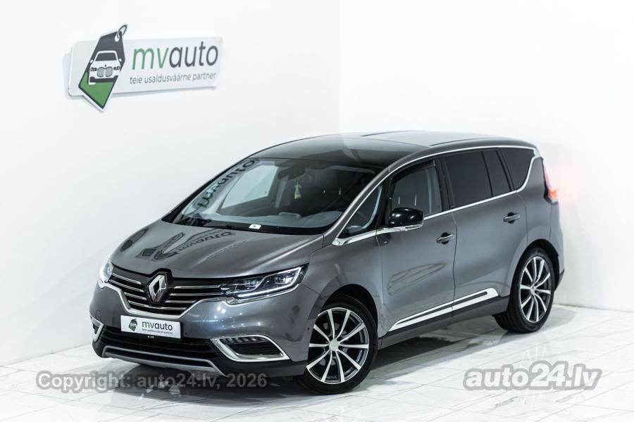 Grey Renault Espace 2015 in Tallinn, with an engine capacity of 1.60 L and mileage of 248 thousand km for 9500 €, photo 1 on AUTOMOTO.COM.LV