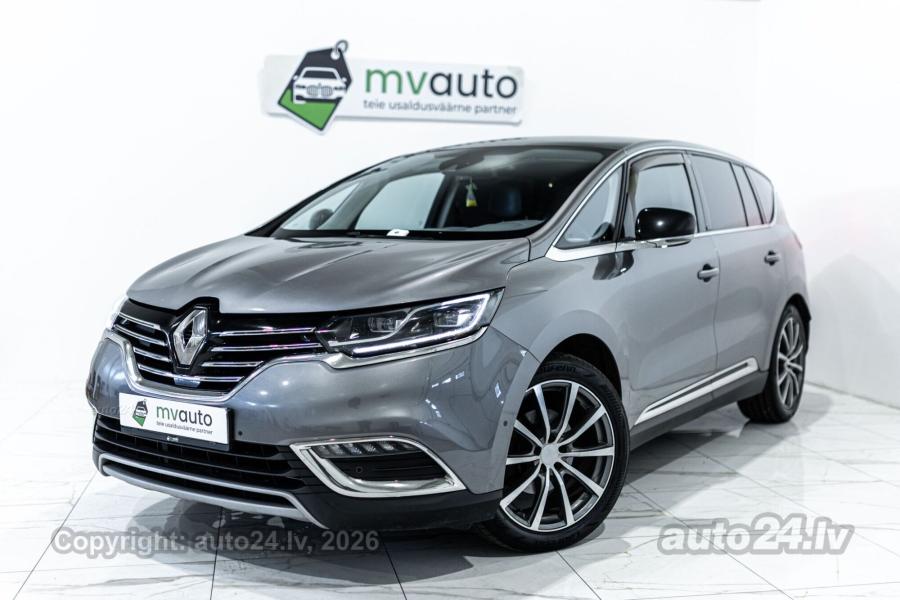 Grey Renault Espace 2015 in Tallinn, with an engine capacity of 1.60 L and mileage of 248 thousand km for 9500 €, photo 4 on AUTOMOTO.COM.LV