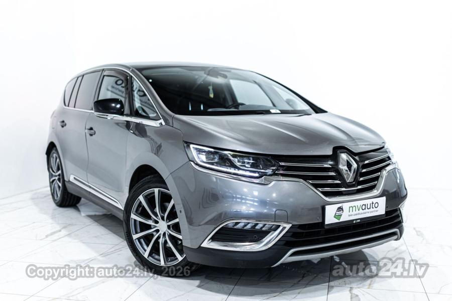Grey Renault Espace 2015 in Tallinn, with an engine capacity of 1.60 L and mileage of 248 thousand km for 9500 €, photo 6 on AUTOMOTO.COM.LV