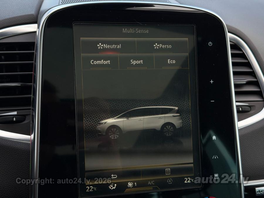 Pelēks Renault Espace 2016 Pērnava, ar dzinēja tilpumu 1.60 L un nobraukumu 205 tūkst. km par 11900 €, foto 16 vietnē AUTOMOTO.COM.LV