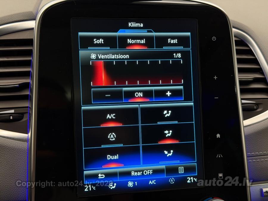 Grey Renault Espace 2016 in Parnu, with an engine capacity of 1.60 L and mileage of 166 thousand km for 12990 €, photo 24 on AUTOMOTO.COM.LV