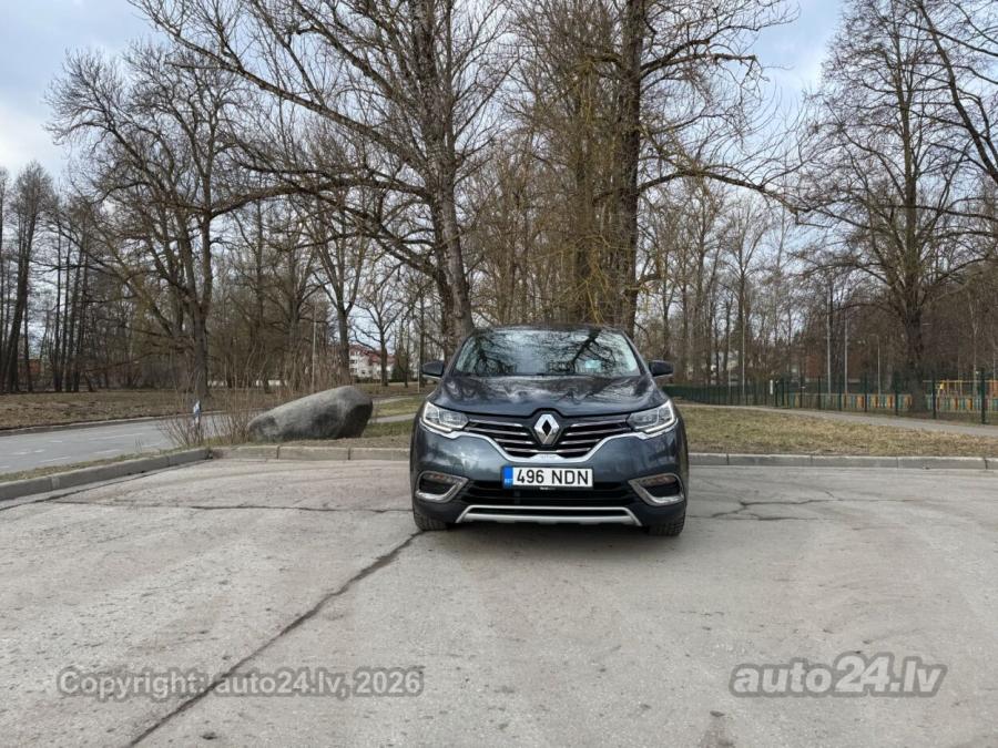 Grey Renault Espace 2017 in Tallinn, with an engine capacity of 1.60 L and mileage of 214 thousand km for 12750 €, photo 3 on AUTOMOTO.COM.LV