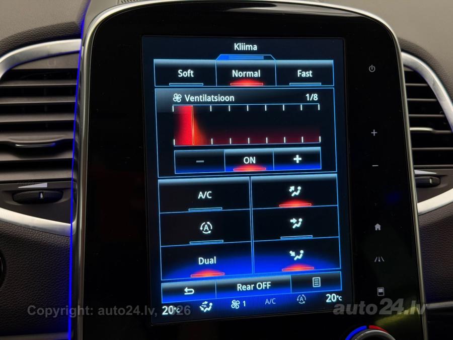 Grey Renault Espace 2017 in Parnu, with an engine capacity of 1.60 L and mileage of 111 thousand km for 12990 €, photo 23 on AUTOMOTO.COM.LV