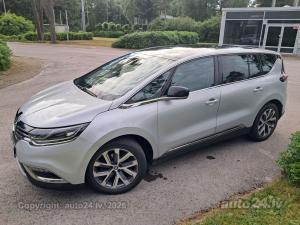 Grey Renault Espace 2017 in Tallinn, with an engine capacity of 1.60 L and mileage of 199 thousand km for 8800 €, photo  on AUTOMOTO.COM.LV