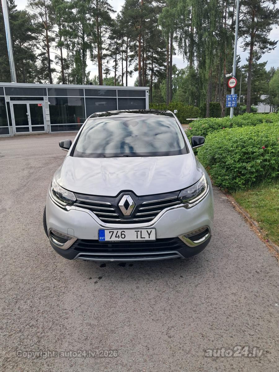 Grey Renault Espace 2017 in Tallinn, with an engine capacity of 1.60 L and mileage of 199 thousand km for 8800 €, photo 3 on AUTOMOTO.COM.LV