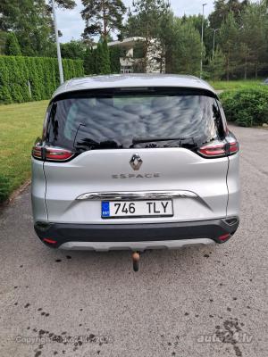 Grey Renault Espace 2017 in Tallinn, with an engine capacity of 1.60 L and mileage of 199 thousand km for 8800 €, photo 12 on AUTOMOTO.COM.LV