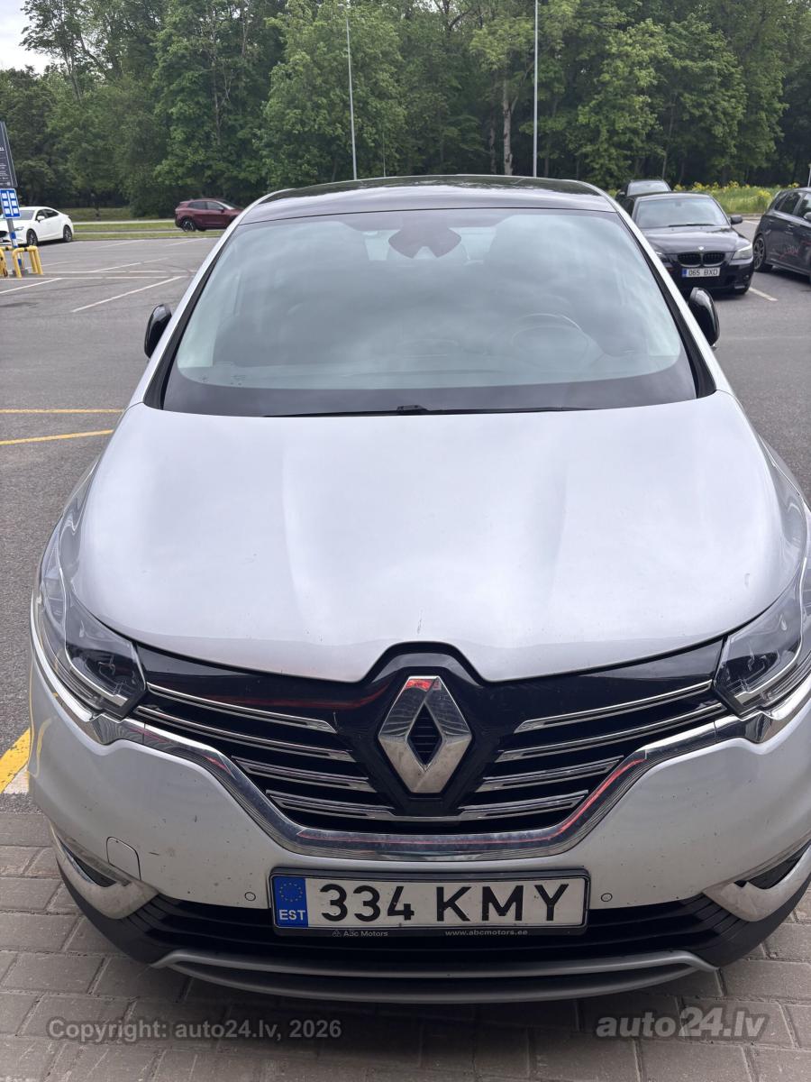 Grey Renault Espace 2018 in Tallinn, with an engine capacity of 1.60 L and mileage of 192 thousand km for 10900 €, photo 4 on AUTOMOTO.COM.LV