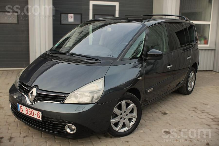 Pelēks Renault Espace 2013 Rīga, ar dzinēja tilpumu 2.00 L un nobraukumu 0 tūkst. km par 5900 €, foto 1 vietnē AUTOMOTO.COM.LV