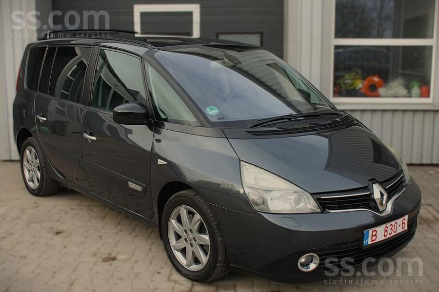 Pelēks Renault Espace 2013 Rīga, ar dzinēja tilpumu 2.00 L un nobraukumu 0 tūkst. km par 5900 €, foto 36 vietnē AUTOMOTO.COM.LV