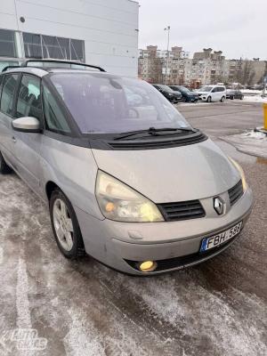Pelēks Renault Espace 2003 Kauņa, ar dzinēja tilpumu 3.00 L un nobraukumu 256 tūkst. km par 1300 €, foto 3 vietnē AUTOMOTO.COM.LV