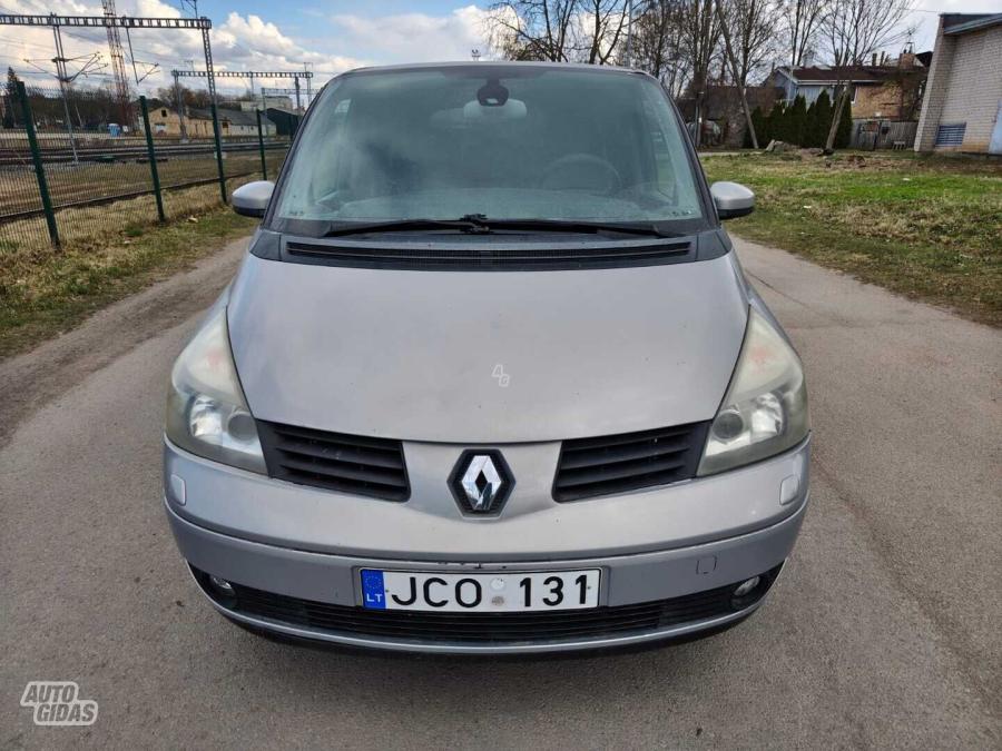 Pelēks Renault Espace 2003 Šauļi, ar dzinēja tilpumu 1.90 L un nobraukumu 302 tūkst. km par 950 €, foto 3 vietnē AUTOMOTO.COM.LV