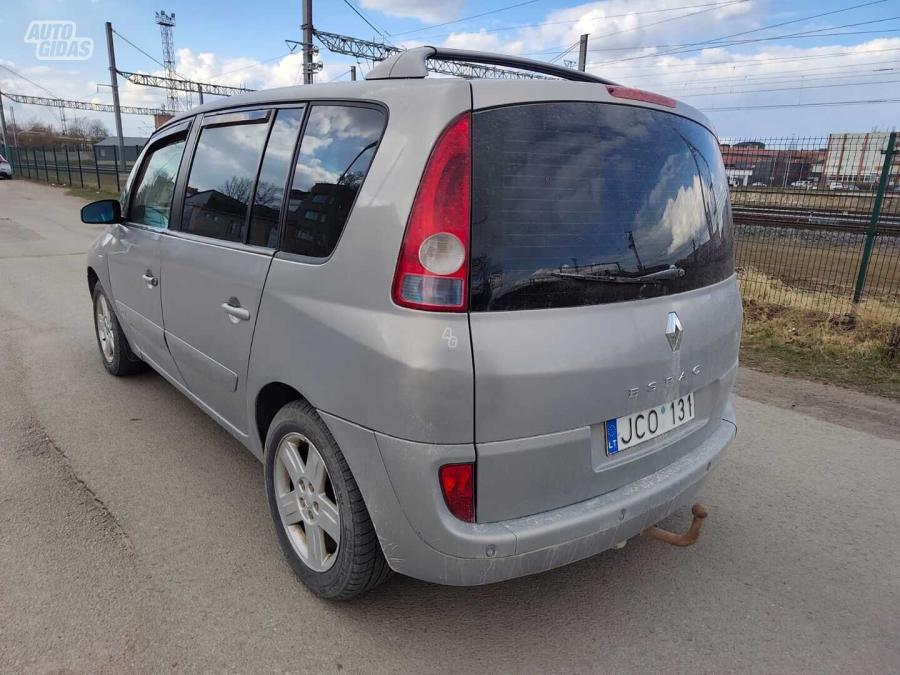 Pelēks Renault Espace 2003 Šauļi, ar dzinēja tilpumu 1.90 L un nobraukumu 302 tūkst. km par 950 €, foto 7 vietnē AUTOMOTO.COM.LV