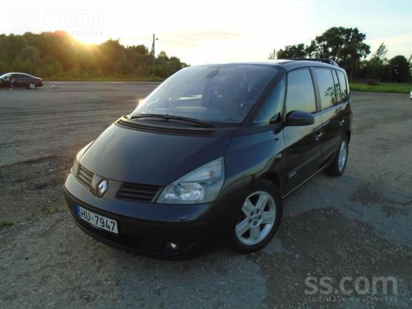 Pelēks Renault Espace 2003 Rīga, ar dzinēja tilpumu 3.00 L un nobraukumu 0 tūkst. km par 1850 €, foto 1 vietnē AUTOMOTO.COM.LV