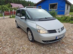 Grey Renault Espace 2003 in Jonava, with an engine capacity of 2.00 L and mileage of 366 thousand km for 850 €, photo 3 on AUTOMOTO.COM.LV