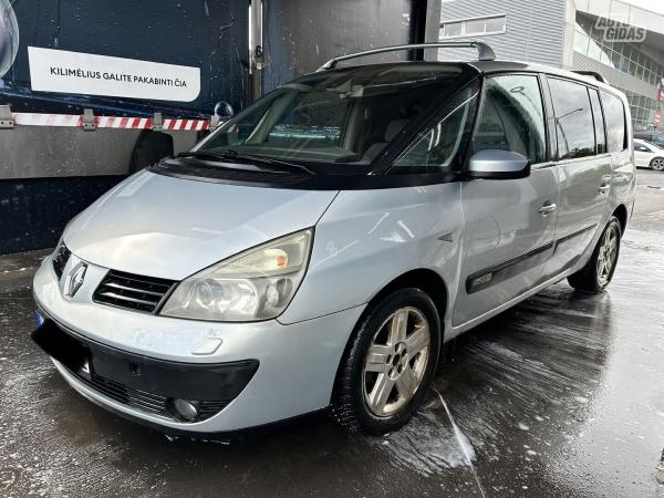 Pelēks Renault Espace 2003 Viļņa, ar dzinēja tilpumu 3.00 L un nobraukumu 351 tūkst. km par 799 €, foto 1 vietnē AUTOMOTO.COM.LV