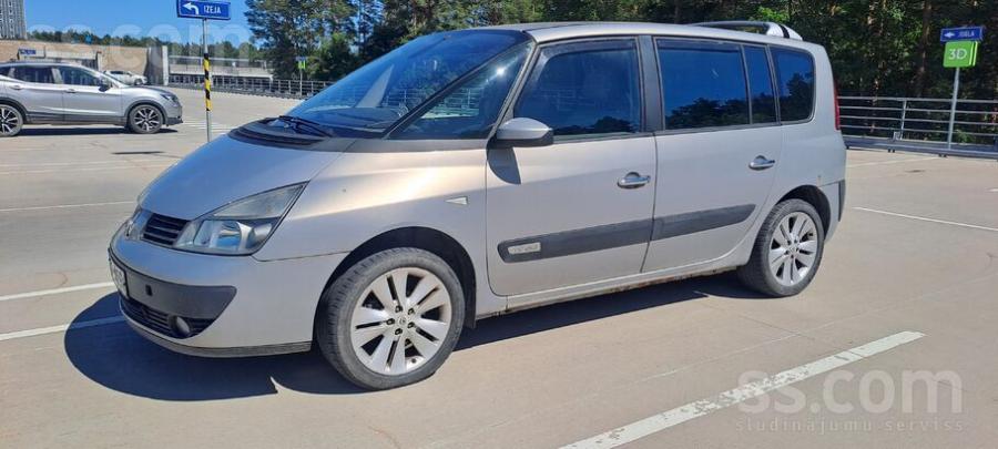 Pelēks Renault Espace 2004 Rīga, ar dzinēja tilpumu 1.90 L un nobraukumu 339 tūkst. km par 1800 €, foto 4 vietnē AUTOMOTO.COM.LV
