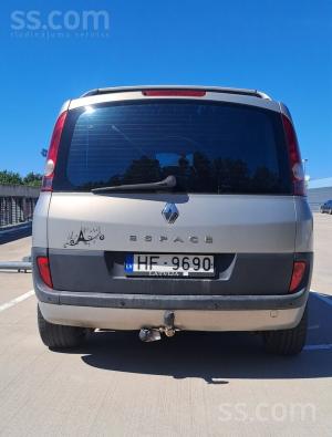 Pelēks Renault Espace 2004 Rīga, ar dzinēja tilpumu 1.90 L un nobraukumu 339 tūkst. km par 1800 €, foto 6 vietnē AUTOMOTO.COM.LV