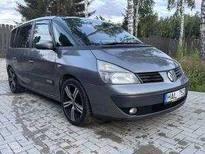 Pelēks Renault Espace 2004 Viļņa, ar dzinēja tilpumu 2.00 L un nobraukumu 371 tūkst. km par 1500 €, foto 9 vietnē AUTOMOTO.COM.LV