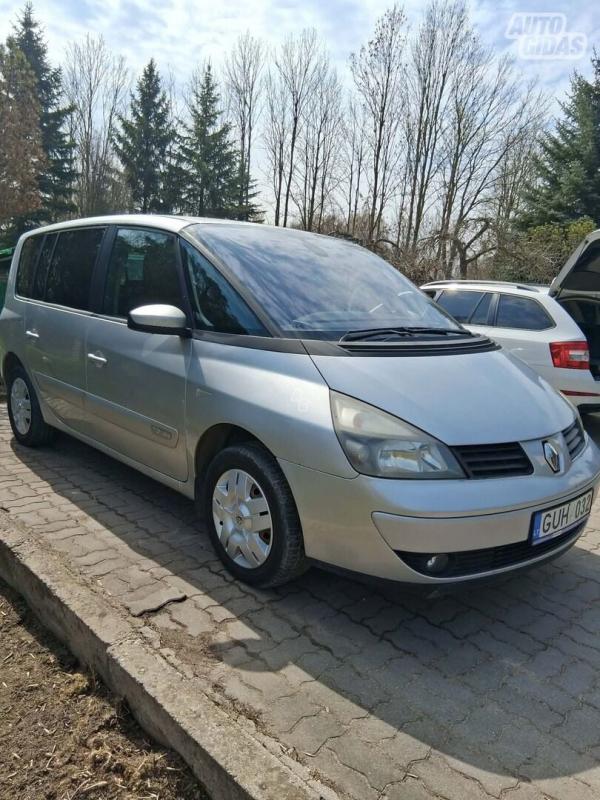 Pelēks Renault Espace 2005 Marijampole, ar dzinēja tilpumu 2.00 L un nobraukumu 215 tūkst. km par 1099 €, foto 1 vietnē AUTOMOTO.COM.LV