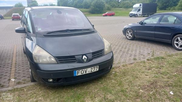 Pelēks Renault Espace 2005 Viļņa, ar dzinēja tilpumu 1.90 L un nobraukumu 178 tūkst. km par 500 €, foto 3 vietnē AUTOMOTO.COM.LV