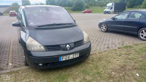 Grey Renault Espace 2005 in Vilnius, with an engine capacity of 1.90 L and mileage of 178 thousand km for 500 €, photo 3 on AUTOMOTO.COM.LV
