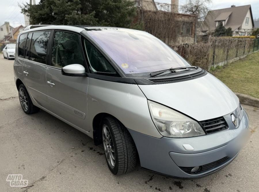 Grey Renault Espace 2006 in Kaunas, with an engine capacity of 2.20 L and mileage of 210 thousand km for 1550 €, photo 4 on AUTOMOTO.COM.LV
