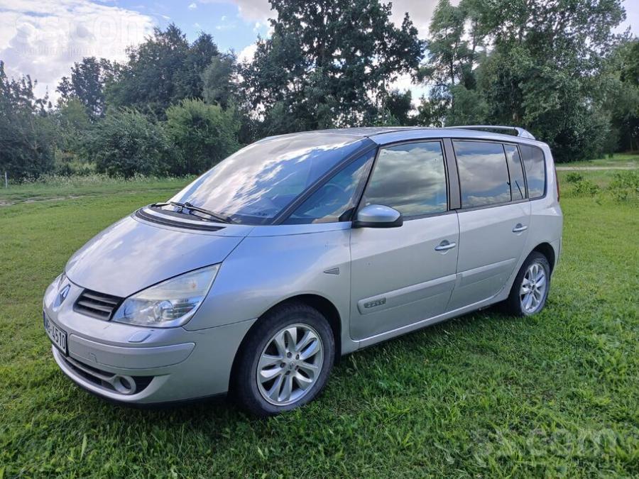 Pelēks Renault Espace 2006 Bauska, ar dzinēja tilpumu 2.20 L un nobraukumu 277 tūkst. km par 800 €, foto 5 vietnē AUTOMOTO.COM.LV
