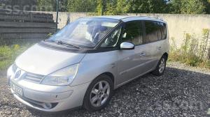 Grey Renault Espace 2006 in Riga, with an engine capacity of 2.00 L and mileage of 260 thousand km for 2300 €, photo 5 on AUTOMOTO.COM.LV