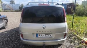 Grey Renault Espace 2006 in Riga, with an engine capacity of 2.00 L and mileage of 260 thousand km for 2300 €, photo 6 on AUTOMOTO.COM.LV