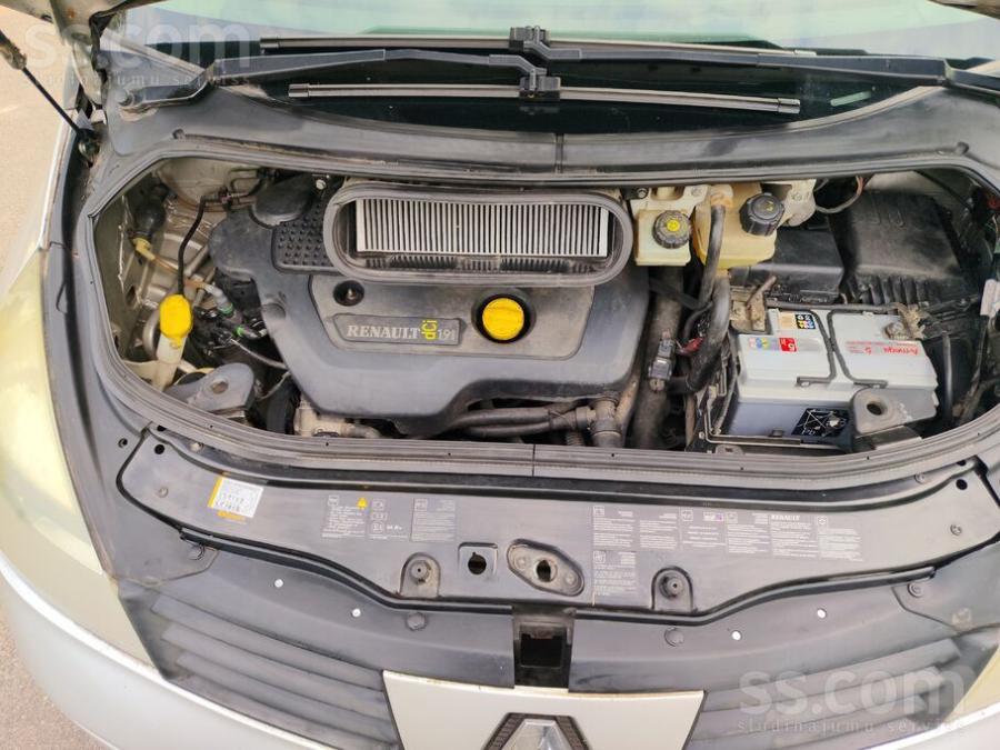 Pelēks Renault Espace 2006 Jēkabpils, ar dzinēja tilpumu 1.90 L un nobraukumu 226 tūkst. km par 1950 €, foto 13 vietnē AUTOMOTO.COM.LV