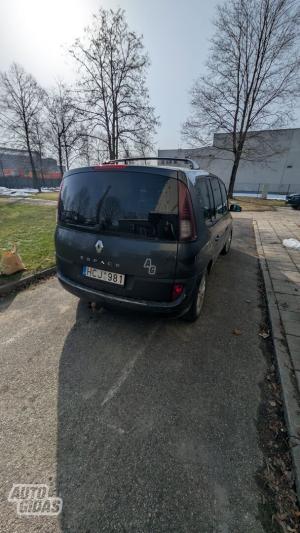 Pelēks Renault Espace 2007 Šauļi, ar dzinēja tilpumu 2.00 L un nobraukumu 450 tūkst. km par 1000 €, foto 5 vietnē AUTOMOTO.COM.LV