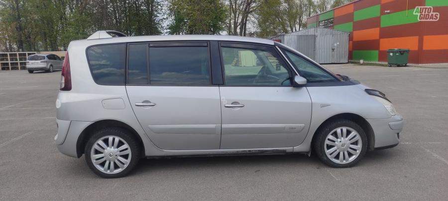 Grey Renault Espace 2007 in Klaipeda, with an engine capacity of 2.00 L and mileage of 320 thousand km for 1999 €, photo 9 on AUTOMOTO.COM.LV