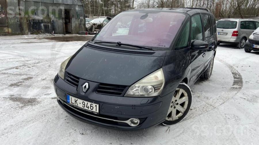 Pelēks Renault Espace 2007 Rīga, ar dzinēja tilpumu 3.00 L un nobraukumu 365 tūkst. km par 2000 €, foto 1 vietnē AUTOMOTO.COM.LV