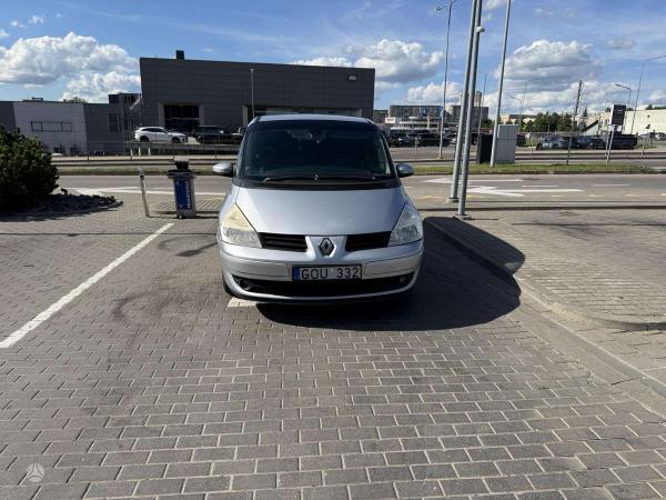 Grey Renault Espace 2007 in Vilnius, with an engine capacity of 2.00 L and mileage of 375 thousand km for 1190 €, photo 4 on AUTOMOTO.COM.LV