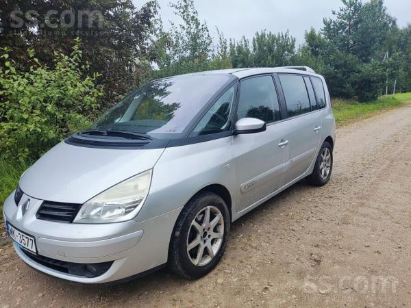 Grey Renault Espace 2007 in Limbazi, with an engine capacity of 2.00 L and mileage of 346 thousand km for 2900 €, photo 1 on AUTOMOTO.COM.LV