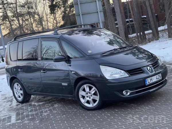 Grey Renault Espace 2009 in Jurmala, with an engine capacity of 2.00 L and mileage of 0 thousand km for 1990 €, photo 2 on AUTOMOTO.COM.LV