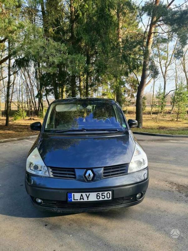 Grey Renault Espace 2010 in Kaisiadorys, with an engine capacity of 2.00 L and mileage of 259 thousand km for 2600 €, photo 3 on AUTOMOTO.COM.LV