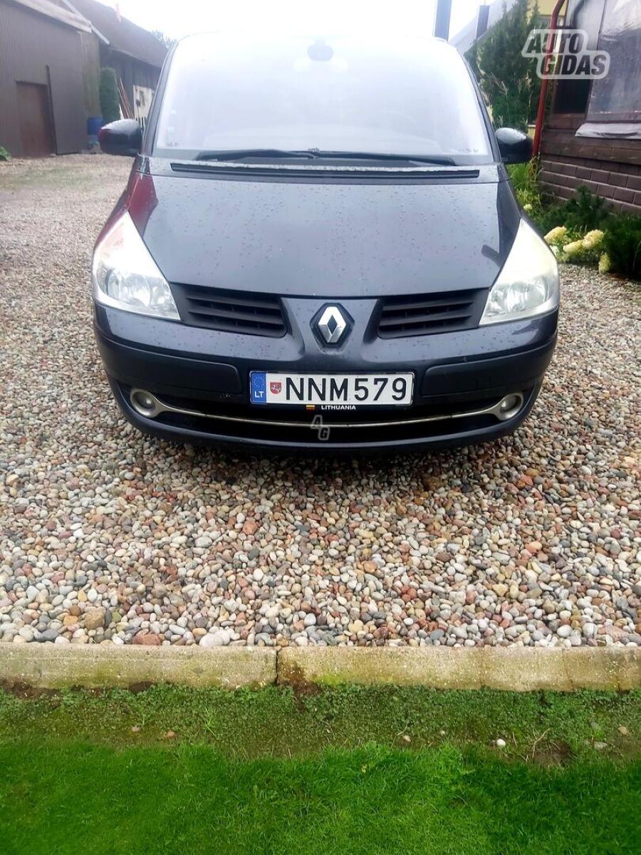 Grey Renault Espace 2011 in Vilnius, with an engine capacity of 2.00 L and mileage of 280 thousand km for 2700 €, photo 12 on AUTOMOTO.COM.LV