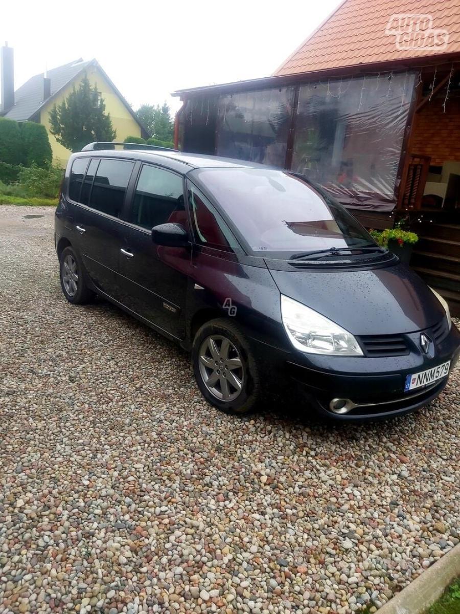 Grey Renault Espace 2011 in Vilnius, with an engine capacity of 2.00 L and mileage of 280 thousand km for 2700 €, photo 15 on AUTOMOTO.COM.LV
