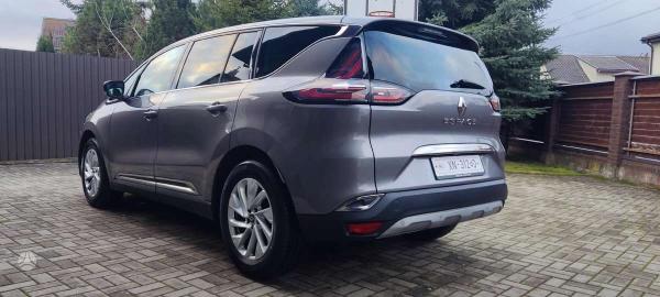 Grey Renault Espace 2015 in Kaunas, with an engine capacity of 1.60 L and mileage of 249 thousand km for 7900 €, photo 2 on AUTOMOTO.COM.LV