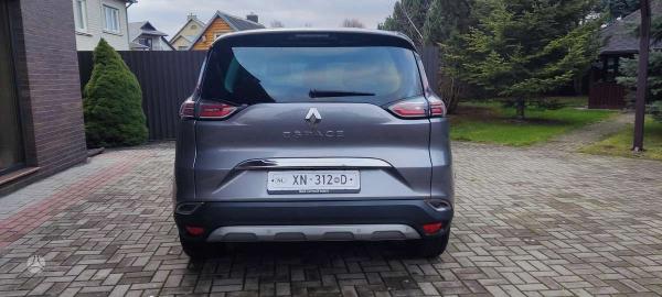 Grey Renault Espace 2015 in Kaunas, with an engine capacity of 1.60 L and mileage of 249 thousand km for 7900 €, photo 7 on AUTOMOTO.COM.LV