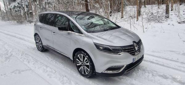 Grey Renault Espace 2015 in Vilnius, with an engine capacity of 1.60 L and mileage of 236 thousand km for 10200 €, photo 5 on AUTOMOTO.COM.LV