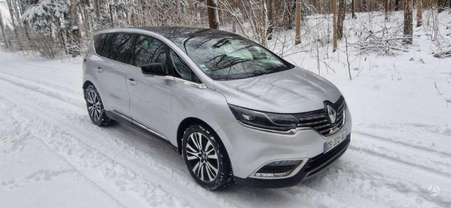 Pelēks Renault Espace 2015 Viļņa, ar dzinēja tilpumu 1.60 L un nobraukumu 236 tūkst. km par 10200 €, foto 5 vietnē AUTOMOTO.COM.LV